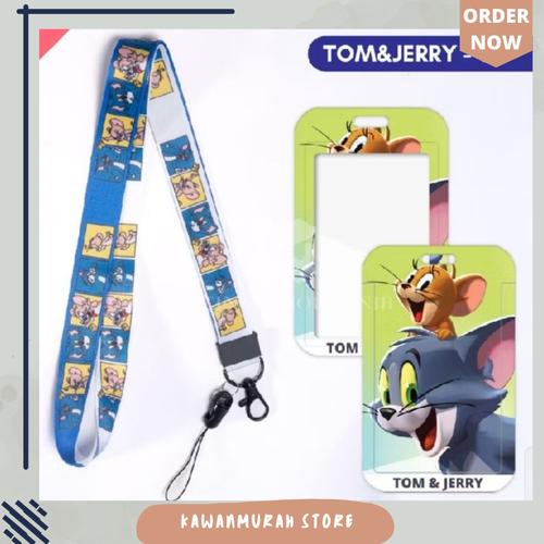 Jual ID Card Holder Tom & Jerry / Nametag Tom & Jerry / Lanyard Tom ...