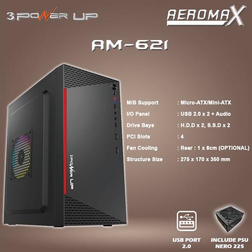 Jual Casing PC Standar Office Micro ATX + PSU 500watt - CASING SAJA ...