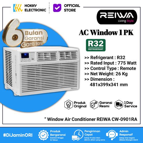 Promo AC Window 1 PK Reiwa CW-0901RA AC Reiwa 1 PK Window CW0901RA ...