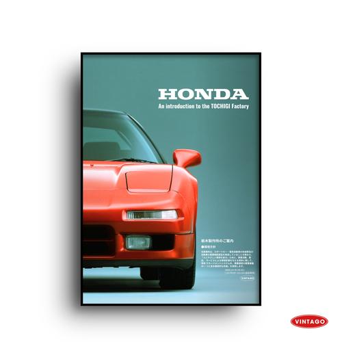 Jual Poster Dinding A4 Honda NSX Iklan Mobil Lawas Vintage Retro Japan ...