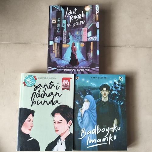 Jual PAKET ISI 3 NOVEL / LAUT TENGAH / SANTRI PILIHAN BUNDA / BADBOYKU ...
