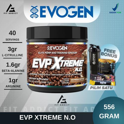 Promo Evogen EVP Extreme 40 Serving Pre Workout Preworkout Pwo EVP Xtreme Maximum Pump - Ice ...