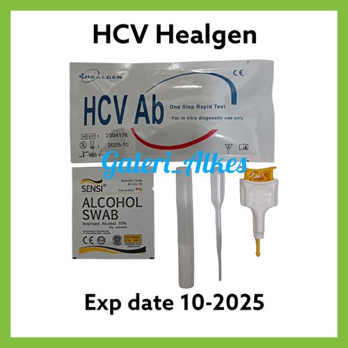 Jual Alat Test HCV Hepatitis C | HCV Test Card Sky Test | 1Set Siap ...