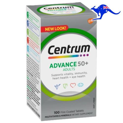 Jual Centrum Advance For Adults 100 Tablets Advanced 50+ 100 Adult ...