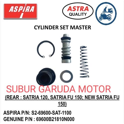 Jual MASTER REM SATRIA FU 150 120 BELAKANG REPAIR KIT MERK ASPIRA ...