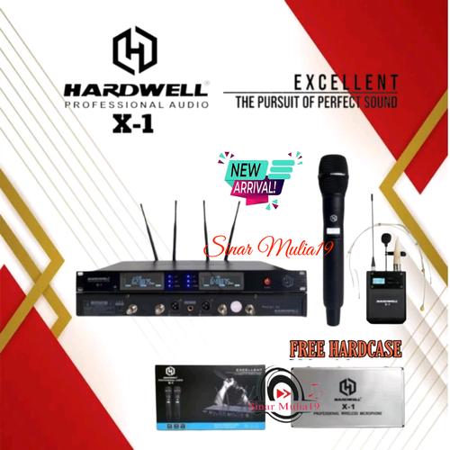Jual Mic Wireless HARDWELL X 1 / X1 Original Handheld Clip On Headset ...