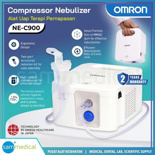Jual Spesial Omron Nebulizer Compressor Nebulizer Ne C 900 /Alat Terapi ...