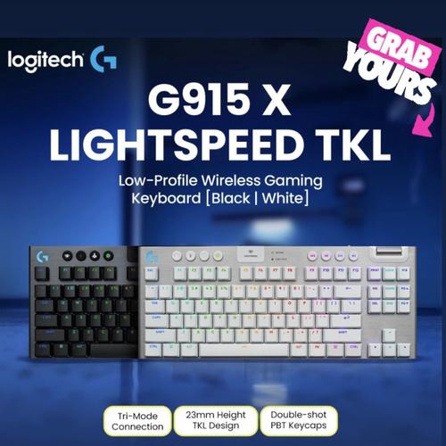 Jual Logitech G915 X LIGHTSPEED TKL Keyboard Gaming Nirkabel dengan ...