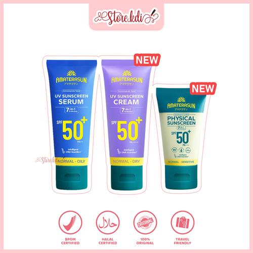 Jual AMATERASUN [REAL SPF Certified] UV Sunscreen Serum SPF 50+ PA++ ...
