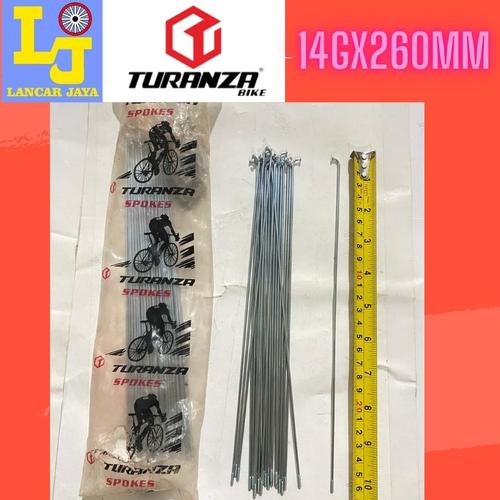Jual TURANZA Jari Jari Spoke Ukuran 26" Inch 14G X 260MM Sepeda Mini ...