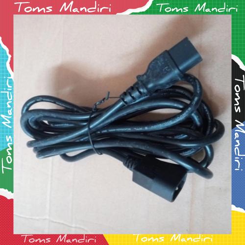 Jual Kabel Power Monitor 3.9 Meter C13 to C14 3 x 1mm - Jakarta Barat ...