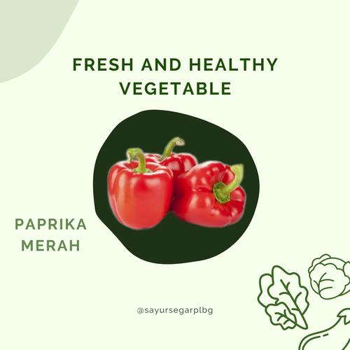 Jual Paprika Merah Segar 1 Kg Murah - Kota Palembang - Sayur Segar ...