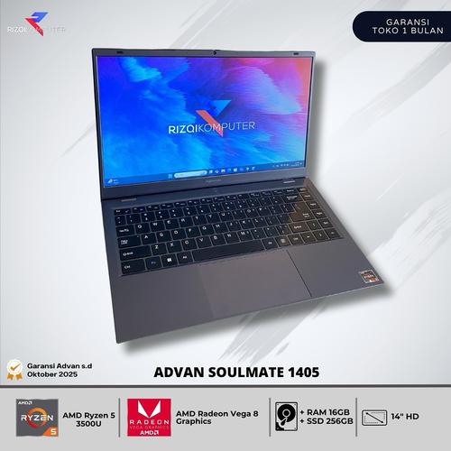 Jual Advan SoulMate 1405 AMD Ryzen 5 3500U Ram 16GB SSD 256GB fgs - Kab ...