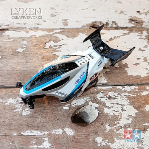 Jual Tamiya Custom Body Dual Ridge Jr. for Super 2 Chassis - Glossy ...