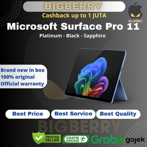 Promo Microsoft Surface Pro 11 XI Snapdragon X Elite Processor 256GB ...