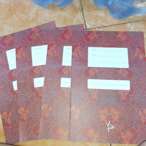 Jual Stop Map Kertas Motif Batik Coklat Tebal VIP Map Kertas Batik - Kota Makassar ...