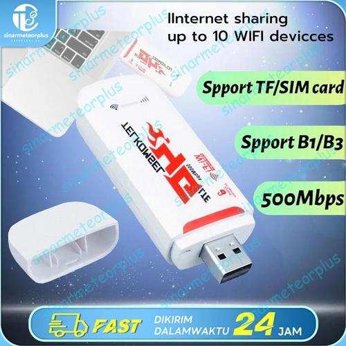 Jual [Ready Stock] Modem WIFI USB 4g All Operator LTE Modem USB 500Mbps ...