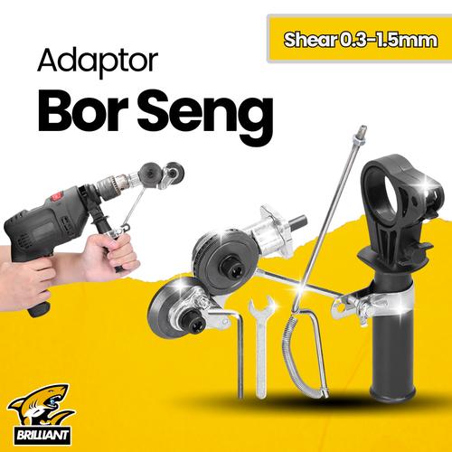 Jual Adaptor Bor Seng / Alat Bantu Pemotong Plat Besi / Adaptor Bor ...