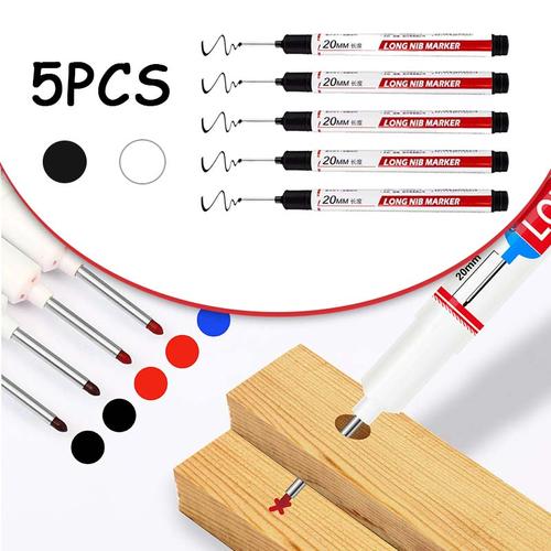 Jual 5pcs Sepidol Marker Putih/Hitam 20mm Spidol Kepala Panjang Nib ...