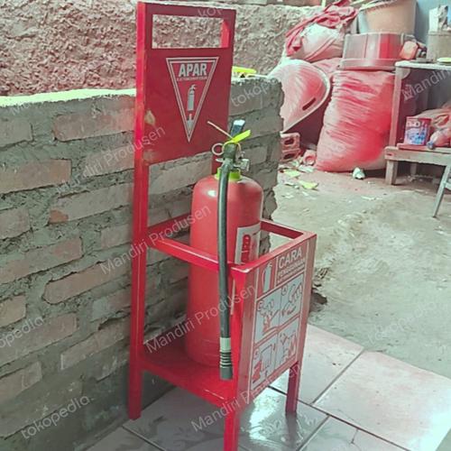Jual Rak Dudukan Tabung APAR 3kg - 6kg Ukuran 25x25x80 Rak Alamat ...