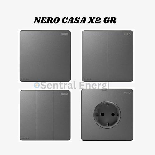 Jual NERO CASA X2 GREY Saklar Engkel, Saklar Seri, Saklar Triple & Stop ...