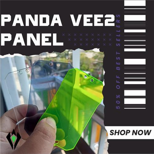 Jual FNDR Panel Akrilik Bening Panda VEE 2 - Polos, Bening - Kab ...