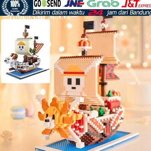 Jual Bricks Kapal One Piece Mini Thousand Sunny / Bricks Kapal Merry ...