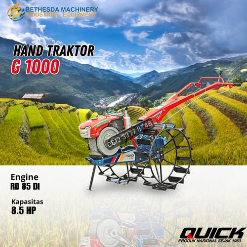 Jual Quick Traktor Tangan G1000 Standart / Hand Traktor Kubota RD85DI1S ...