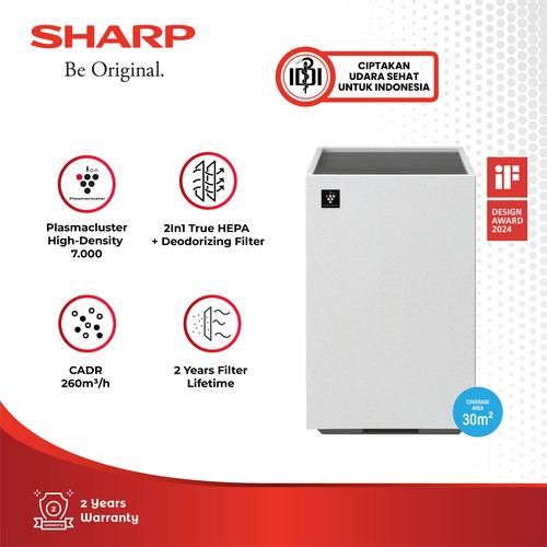 Promo Sharp Air Purifier AIoT Model FP-S42Y-L / FPS42YL Light Grey Plasmacluster 30m² HEPA + Deo ...