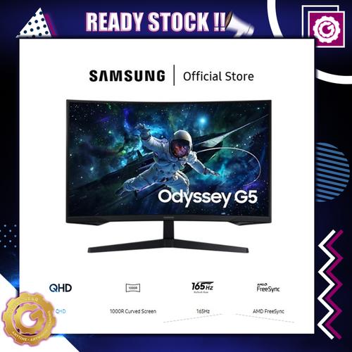 Jual Monitor SAMSUNG LS32CG552 Curved 32" Odyssey G5 QHD 165Hz 1ms ...