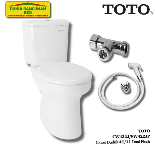 Promo TOTO CW422J/SW422JP Closet Dual Flush Kloset Duduk - Closet Saja ...