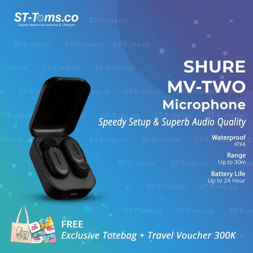 Promo Shure MV-TWO MV 2 Move Mic Two MoveMic 2 Dual Channel Wireless ...