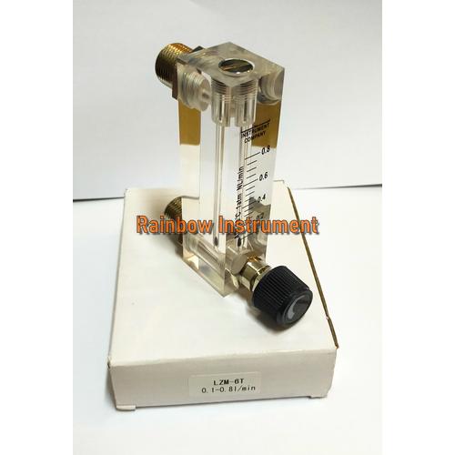 Jual Rotameter gas flowmeter 0.1 - 0.8 Liter per Menit / Regulator ...
