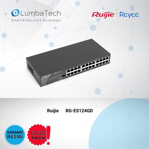 Jual Ruijie RG-ES124GD, 24-port 10/100/1000Mbps Unmanaged Switch ...