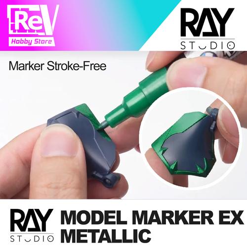 Jual RAY STUDIO METALLIC MARKER ACRYLIC - GREEN, POINTED - Jakarta ...