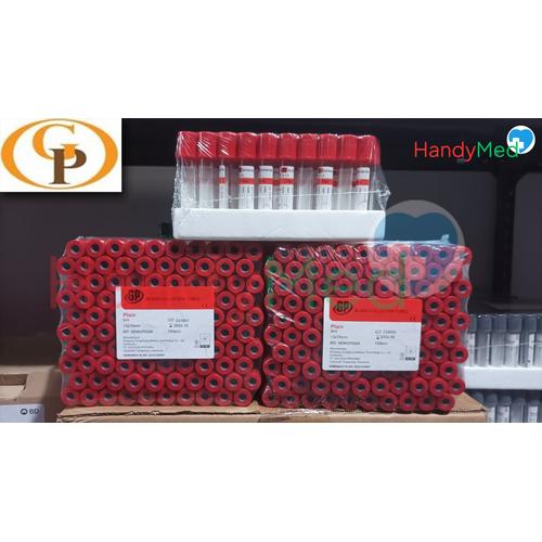 Jual GP Tabung Vacutainer Plain | Tabung Plain - PLASTIS, 5 ML ...
