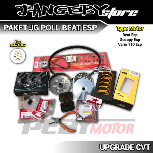 Jual Paket 1 Pulley Custom Beat Esp/Scoopy Esp/Vario 110 Esp - Kota ...