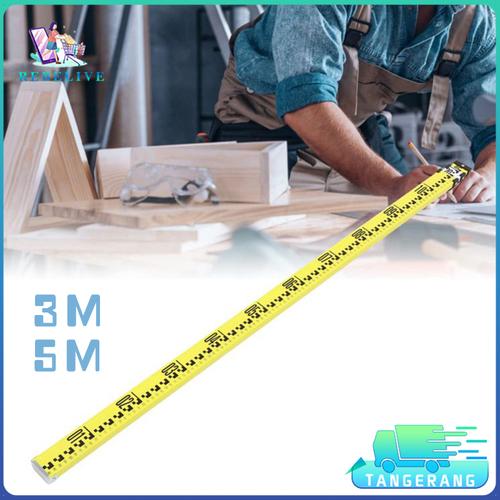 Jual Rambu Mistar Bak Ukur 3 Meter Meteran Rambu Bak Ukur 5 Meter - 5m ...