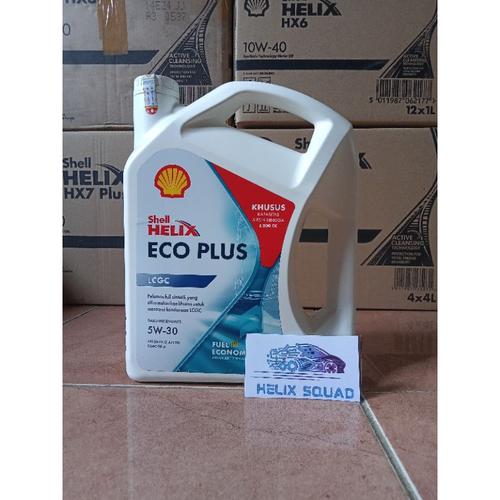 Jual Oli Mesin Mobil LCGC Shell Eco Plus 5w-30 APISN Plus 3Liter ...