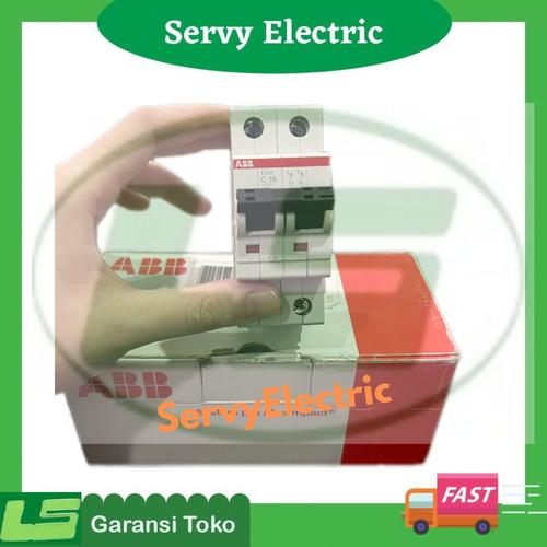 Jual ABB MCB High Performance S202 - C16 MCB 2P 16A 6kA 440 VAC KURVA C 2CDS252001R0164 - Kota ...