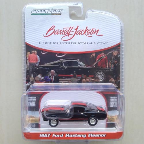 Jual Greenlight 1967 Ford Mustang Shelby Eleanor Barrett Jackson GT500 ...