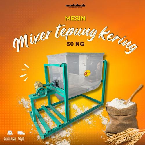 Jual Mesin Mixer Pengaduk Tepung Kering - 25Kg, Lengkap Bensin - Kab ...