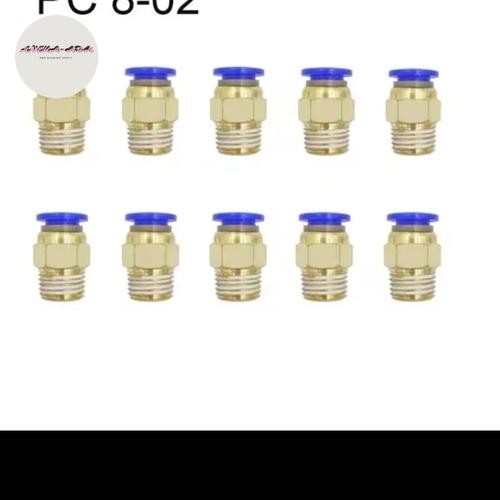 Jual nepel selang angin pu drat luar 1/4" x selang 8mm - Kota Tangerang ...