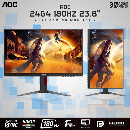 Jual Monitor LED AOC 24G4 24" IPS 1080p FHD 180Hz HDMI DP HDR10 Ergo ...
