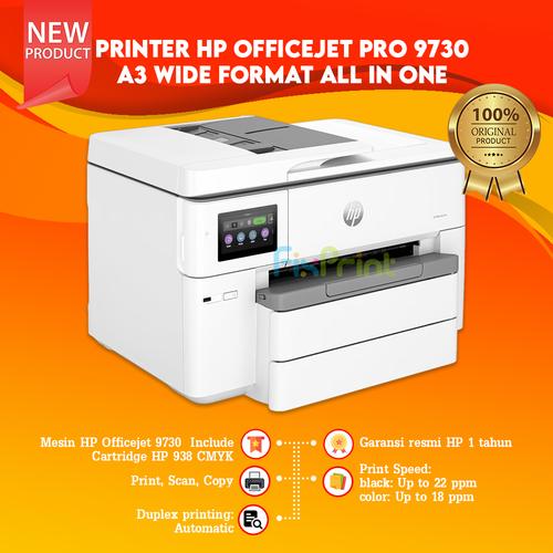 Jual Printer OfficeJet 9720 9730 WiFi A3 Wide Format Print Scan Copy Wireless All In One ...