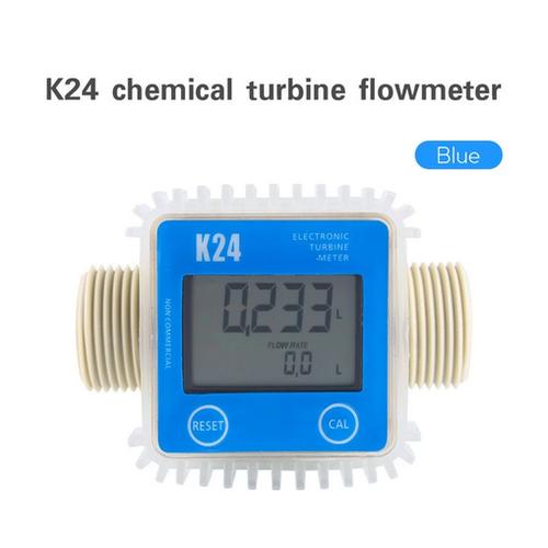 Jual Diesel Air Water Chemical Flowmeter Arus Cairan Turbine Digital ...