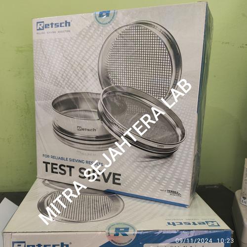 Jual RETSCH Test Sieve Mesh 140 Size 106 Micron Ayakan Dia 8x2 inch ...