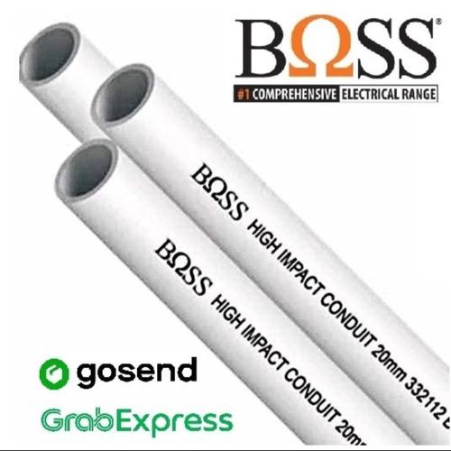 Jual Pipa Conduit Boss / Pipa Listrik Boss / Pipa Boss 20mm 20 mm Hitam ...