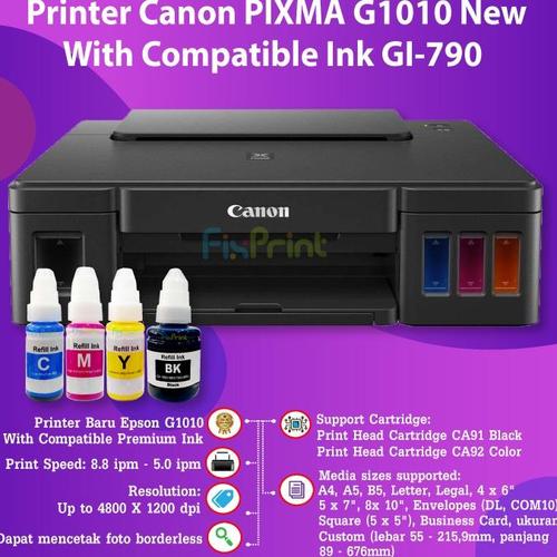 Jual (.) Printer Inkjet Canon PIXMA G1010 / G1020 InkTank system New ...