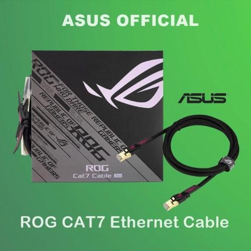 Jual ASUS ROG Cat7 3M Ethernet Cable – Gaming LAN Cable High Speed ...